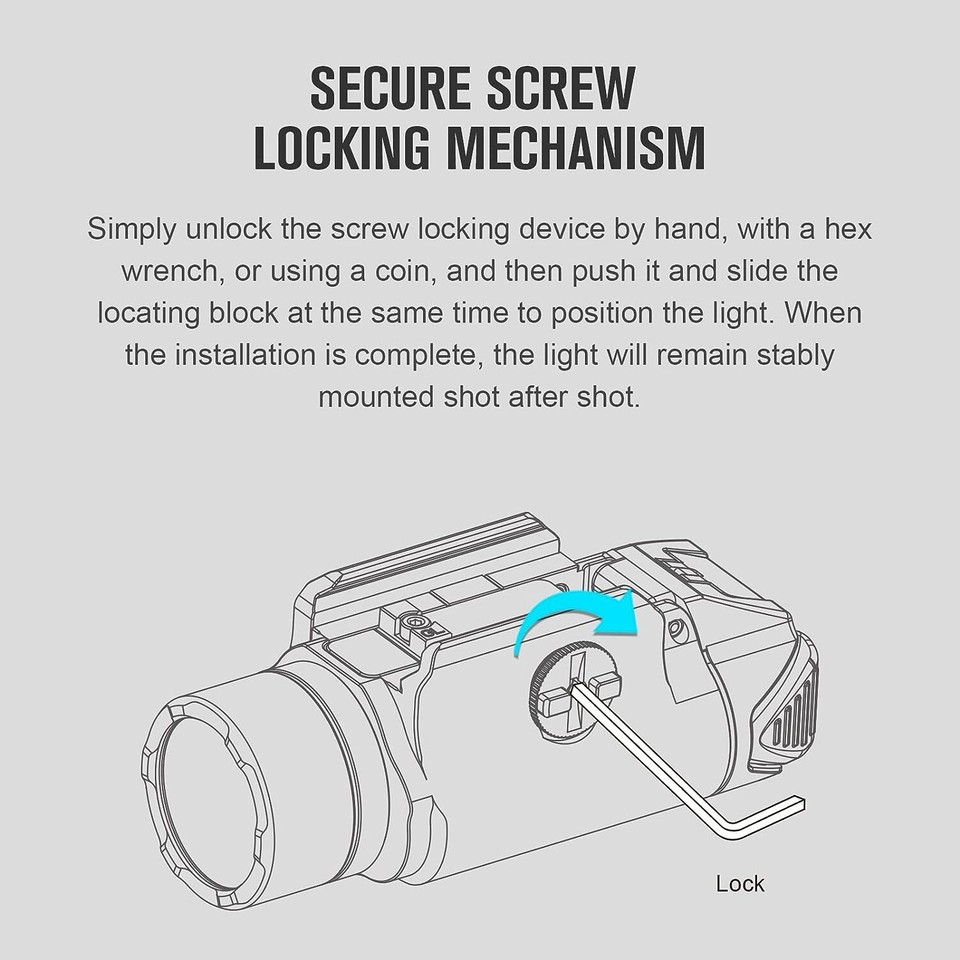 Olight PL-3S Valkyrie Black Rail Mount 1000Lumen Weaponlight Tactical ...