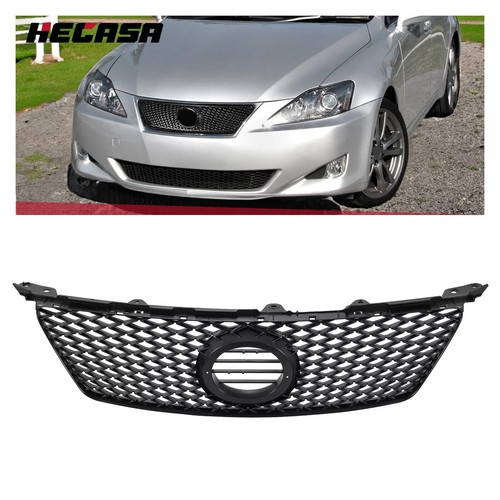 For Lexus IS250 IS350 2006-2008 Black Sport Mesh Grille Front Hood ...