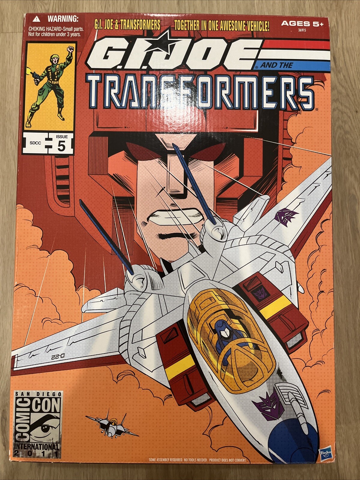 Hasbro G.I. Joe Transformers Pursuit Of Cobra Starscream SDCC 2011 San ...