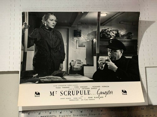 Monsieur Scrupule...Gangster (1953) Movie Photo René Blancard | eBay