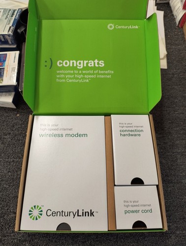 CenturyLink Zyxel C3000Z VDSL2 Modem with WiFi Router, Black, Slightly ...