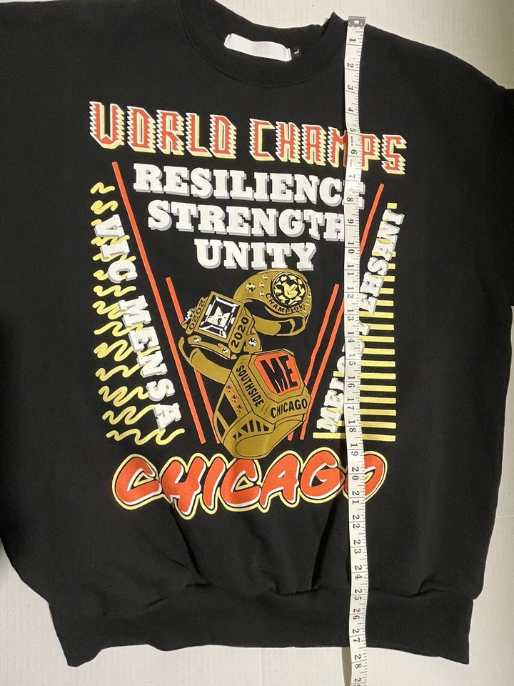🔥Melody Ehsani x Vic Mensa Chi Town Chicago Champs Sweatshirt || Sz L ...