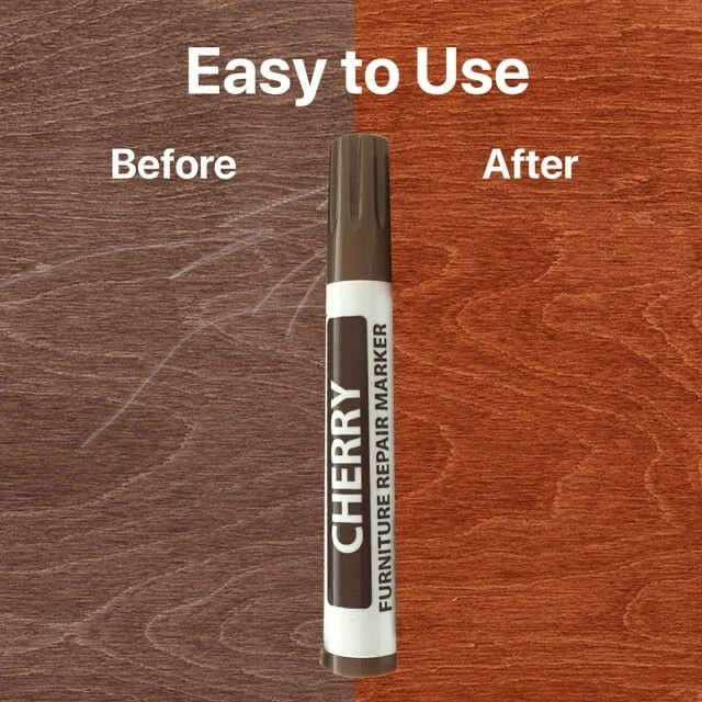 Wood Touch Up Markers, Set of 12 Furniture Markers and Filler Crayons ...