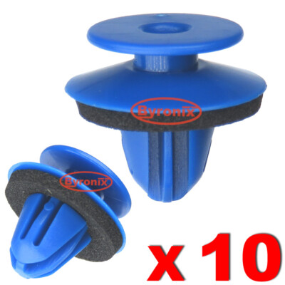 WHEEL ARCH TRIM CLIPS BLUE PLASTIC FOR AUDI Q3 REAR EXTERIOR QUARTER ...