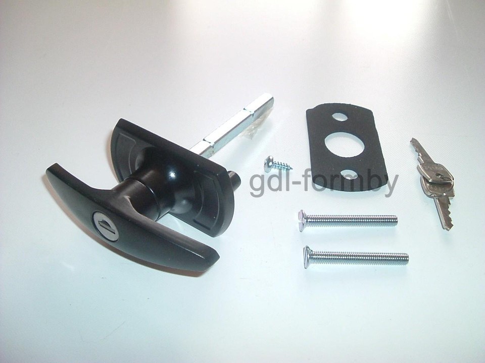 COMPTON WESSEX WICKES APEX T-Handle Garage Door Lock 75mm SQUARE SHAFT ...