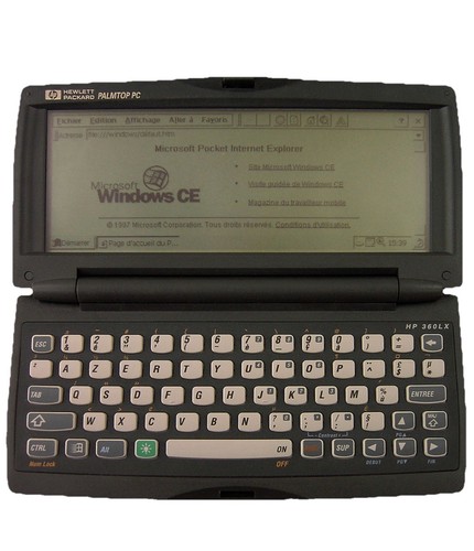 VINTAGE RARE 90’s Hewlett Packard HP Palmtop PC 360LX Portable PC Mint ...