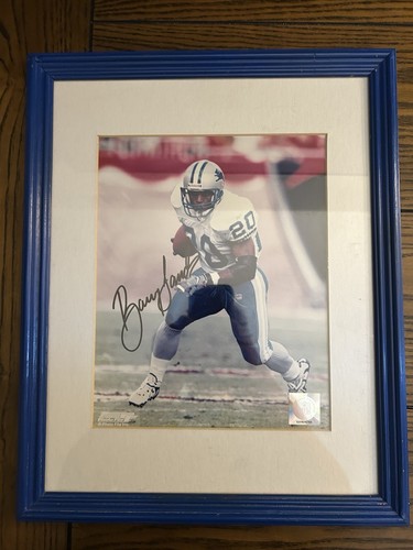 Barry Sanders Signed 8x10 Photo Framed Authenticated RARE | eBay