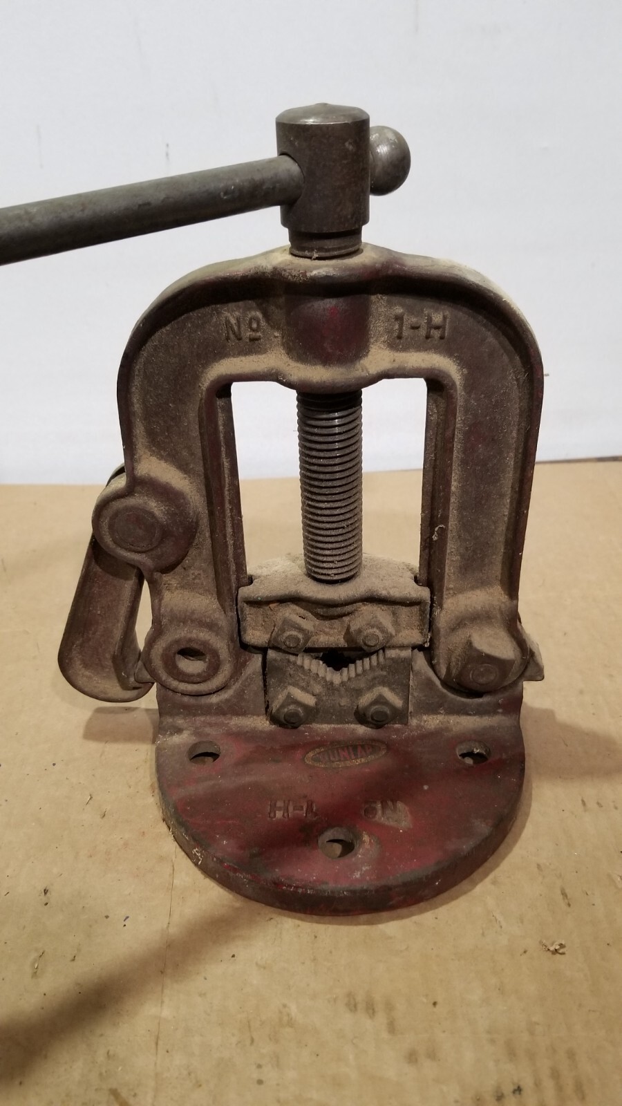 VINTAGE DUNLAP PIPE VISE #1-H MADE IN USA WORKING TOOL | eBay