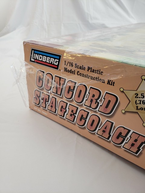 Lindberg 1/16 Concord Stagecoach Plastic Model Kit (70351) for sale ...