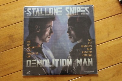 DEMOLITION MAN LASERDISC LD WIDESCREEN [NEW SEALED] STALLONE SNIPES ...