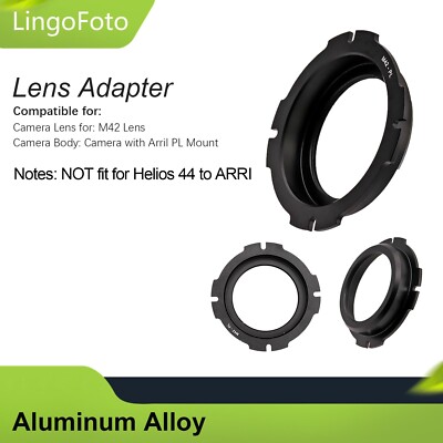 Metal M42 x1mm SLR Lens Adapter to for Arriflex Arri PL Mount Camera ...