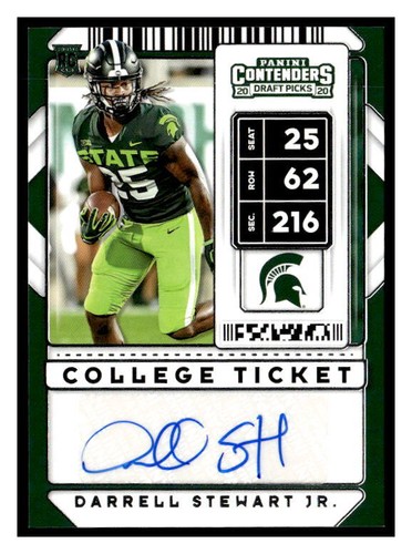 Darrell Stewart Jr. 2020 Panini Contenders Draft Picks Rookie Auto | eBay