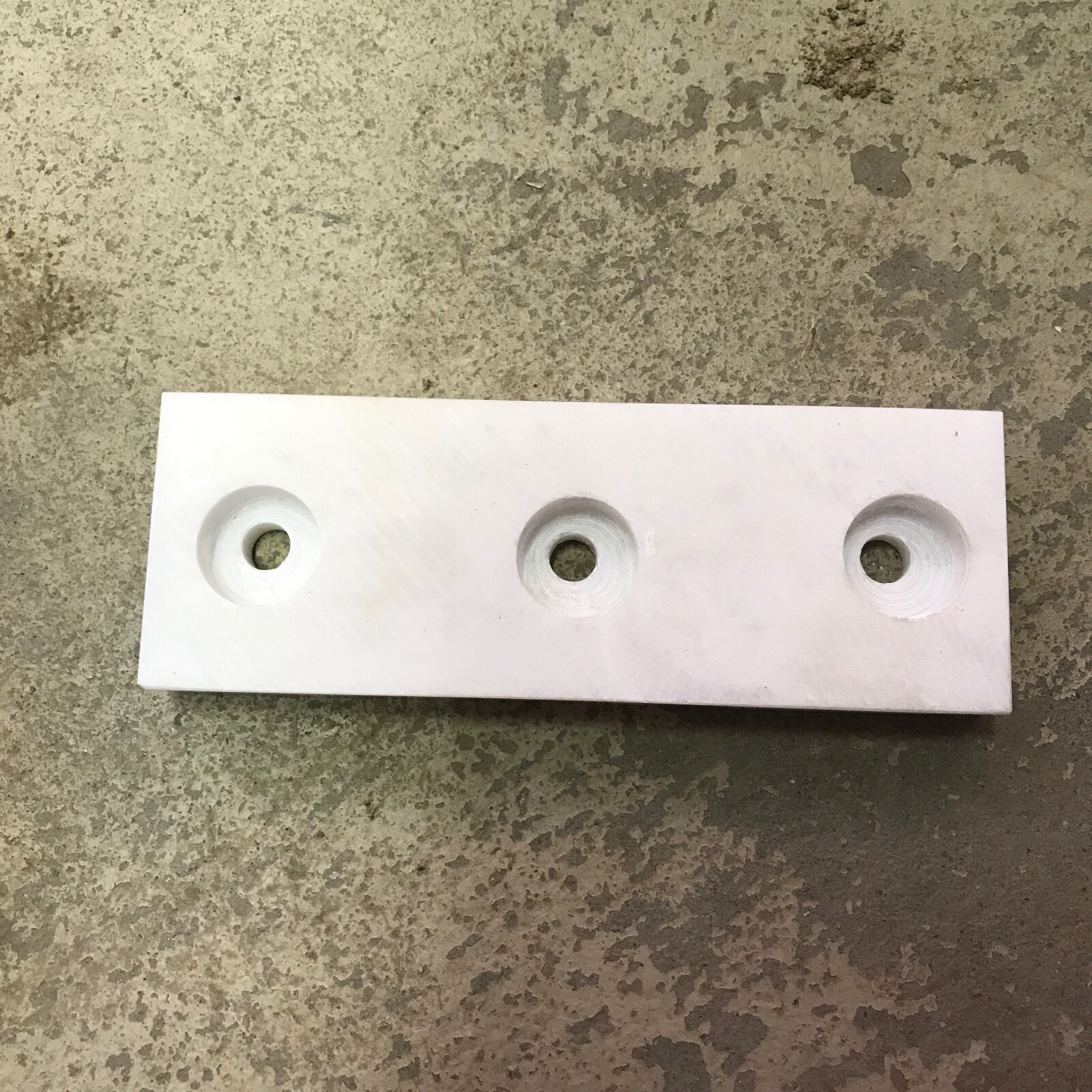 White Marble Trophy Base 3 Hole (2 Pack) | eBay