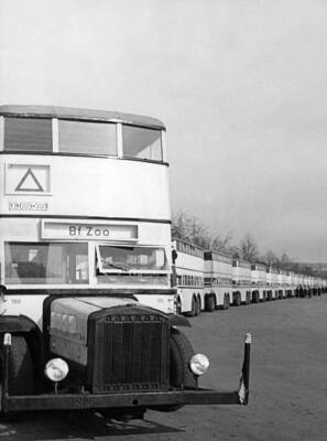 Germany Berlin double decker buses 1950 Historic Switzerland Old Photo ...