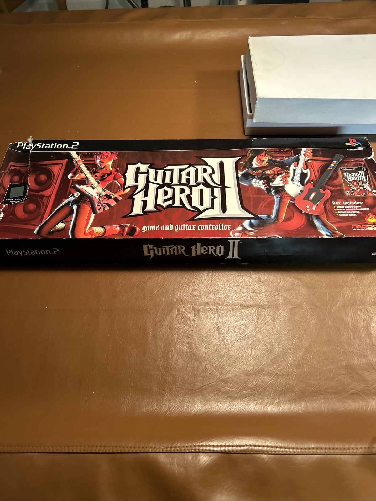 Playstation 2 Guitar Hero II Gibson SG Red Octane Wired With Box And ...