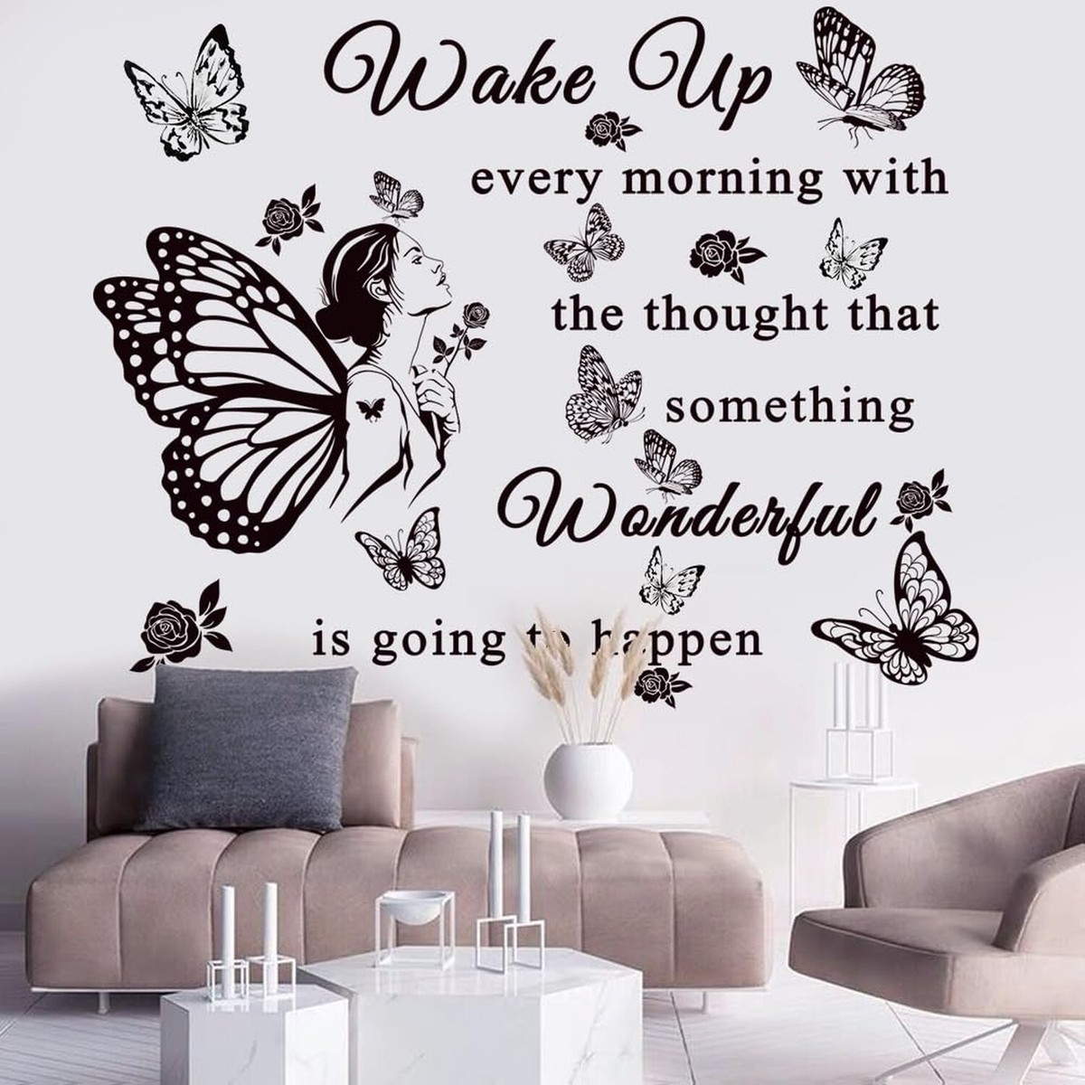 White Wall Decals Quotes