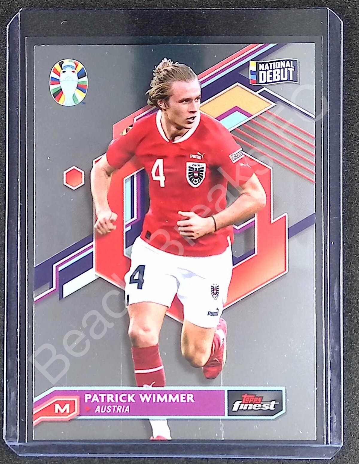 Patrick Wimmer RC AUSTRIA 2023-24 Topps Finest UEFA Euro Base | eBay