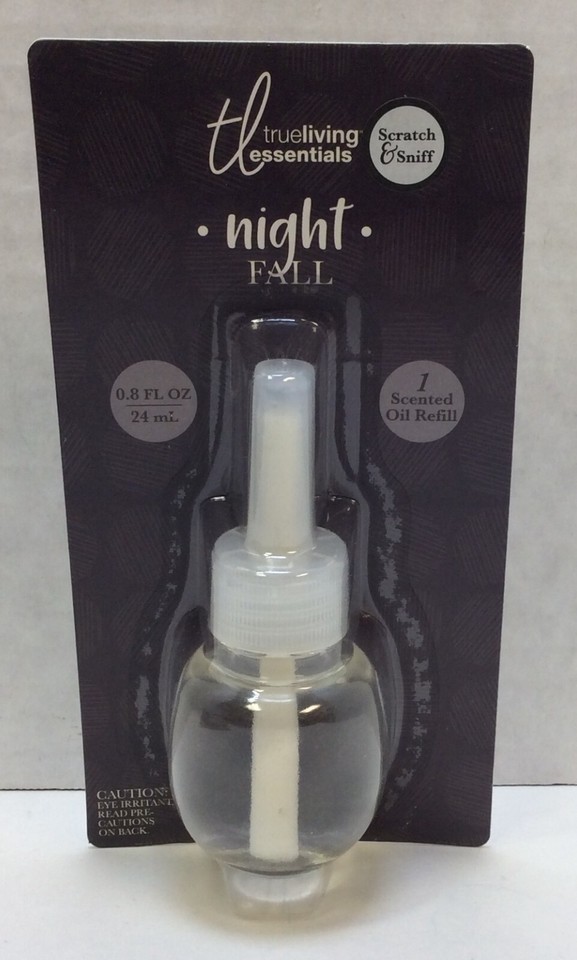 True Living Essentials Scented Oil Refill -Night Fall, 0.8 FL OZ, Lot ...