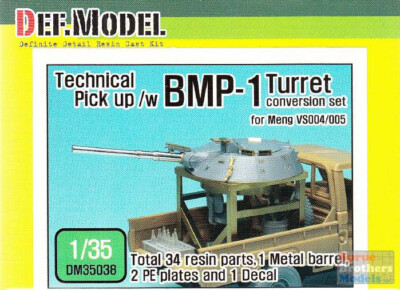 DEFDM35038 1:35 DEF Model Technical Pick Up with BMP-1 Turret ...