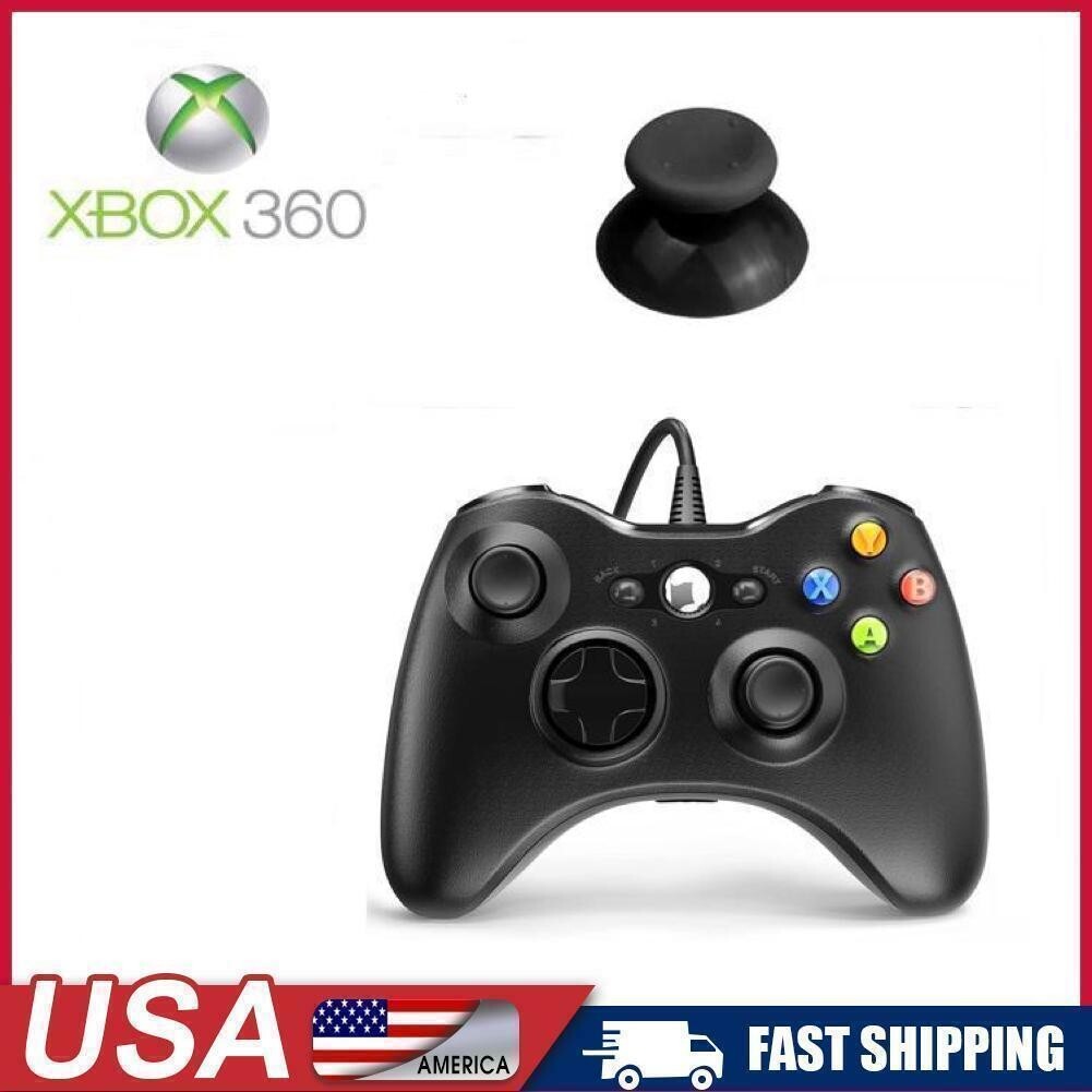 Xbox 360 Black Thumbstick Cover Controller Joystick Analog Grip Cap ...
