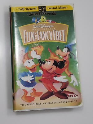 Fun and Fancy Free (VHS, 1997) 786936027556| eBay