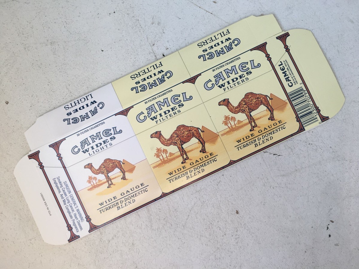 Camel Cigarette Box Template