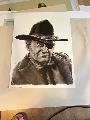 Gary Giuffre John Wayne Print | eBay