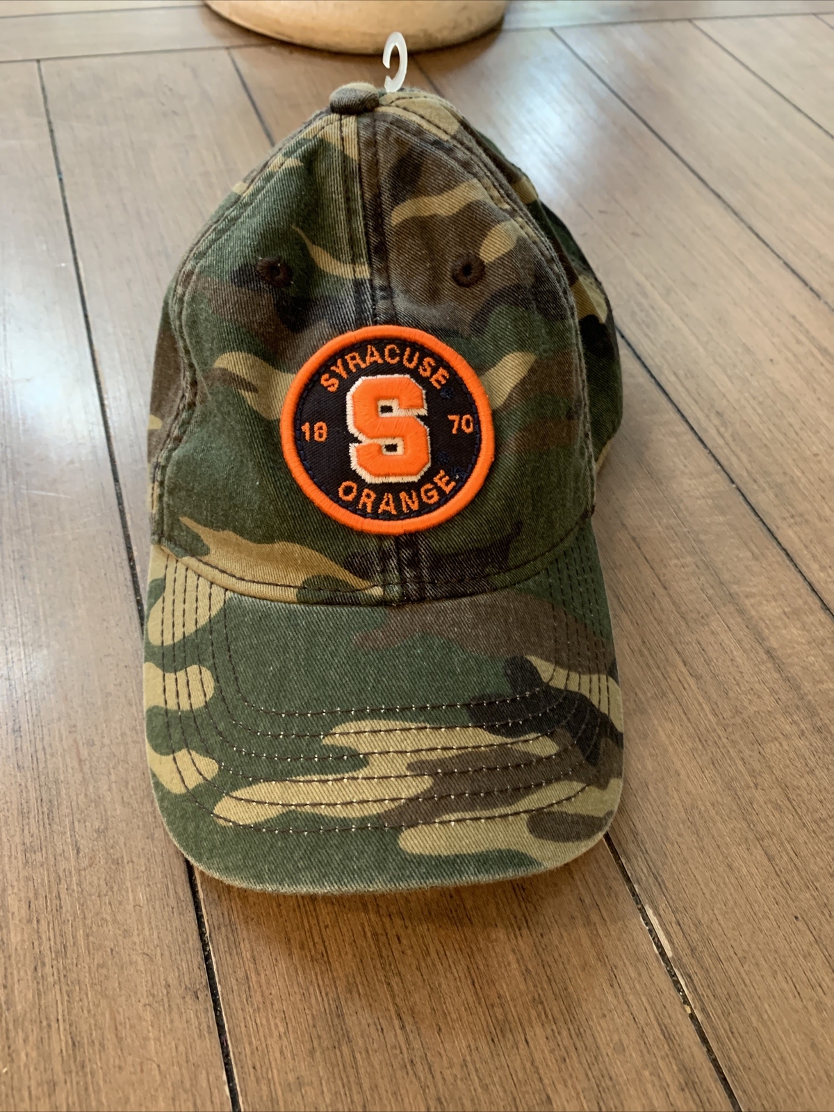 Syracuse University Embroidered Patch Camo Adjustable Hat | eBay