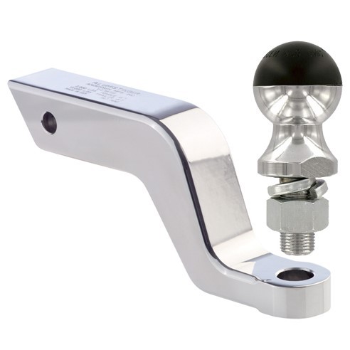 4" Drop Andersen Alumistinger Hitch Ball Mount Receiver Bar w/ 2" Hard ...