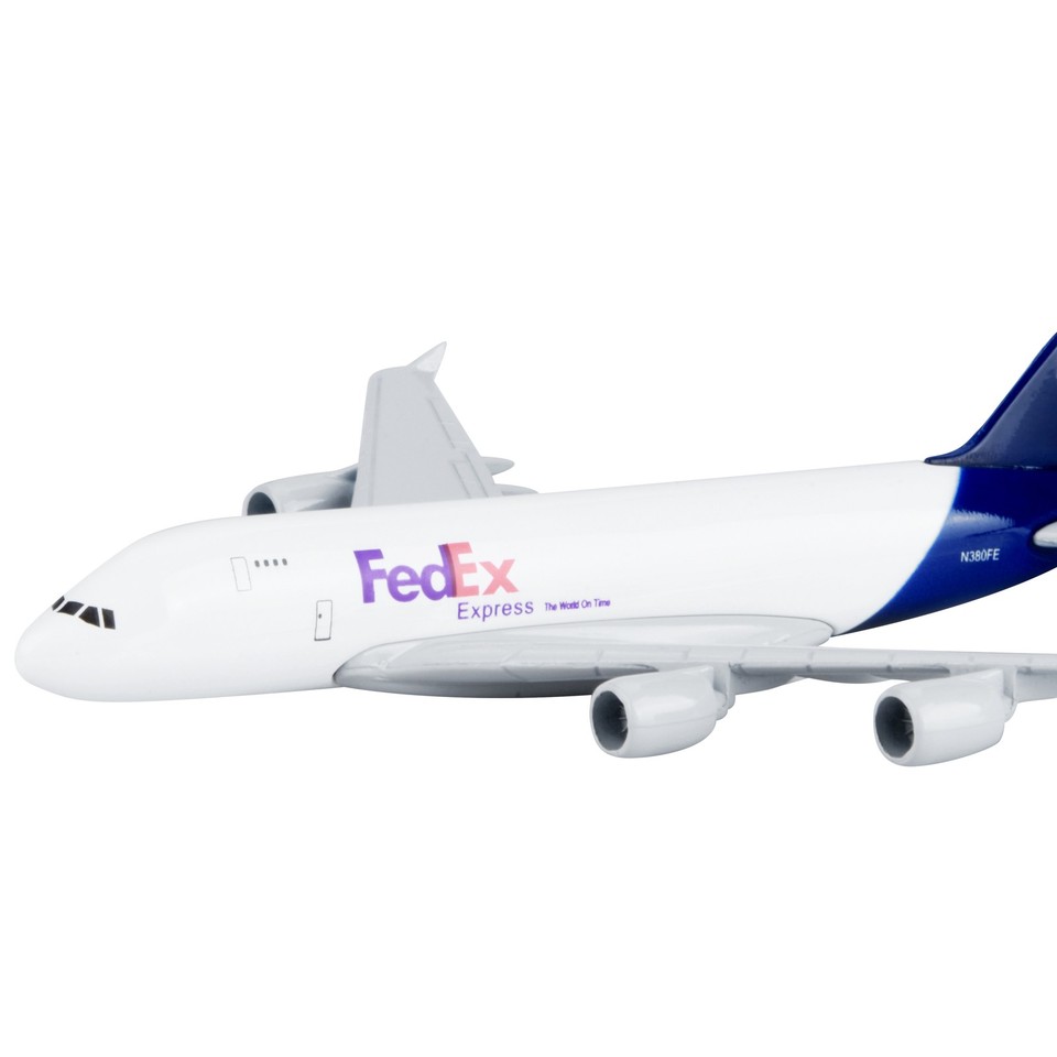 1/400 For Fedex A380 Airplane Model Diecast Transportation Plane ...