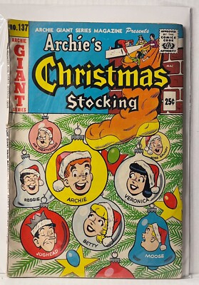 1966 Archie’s Christmas Stocking #137 Archie Giant Series Mag VTG Comic ...