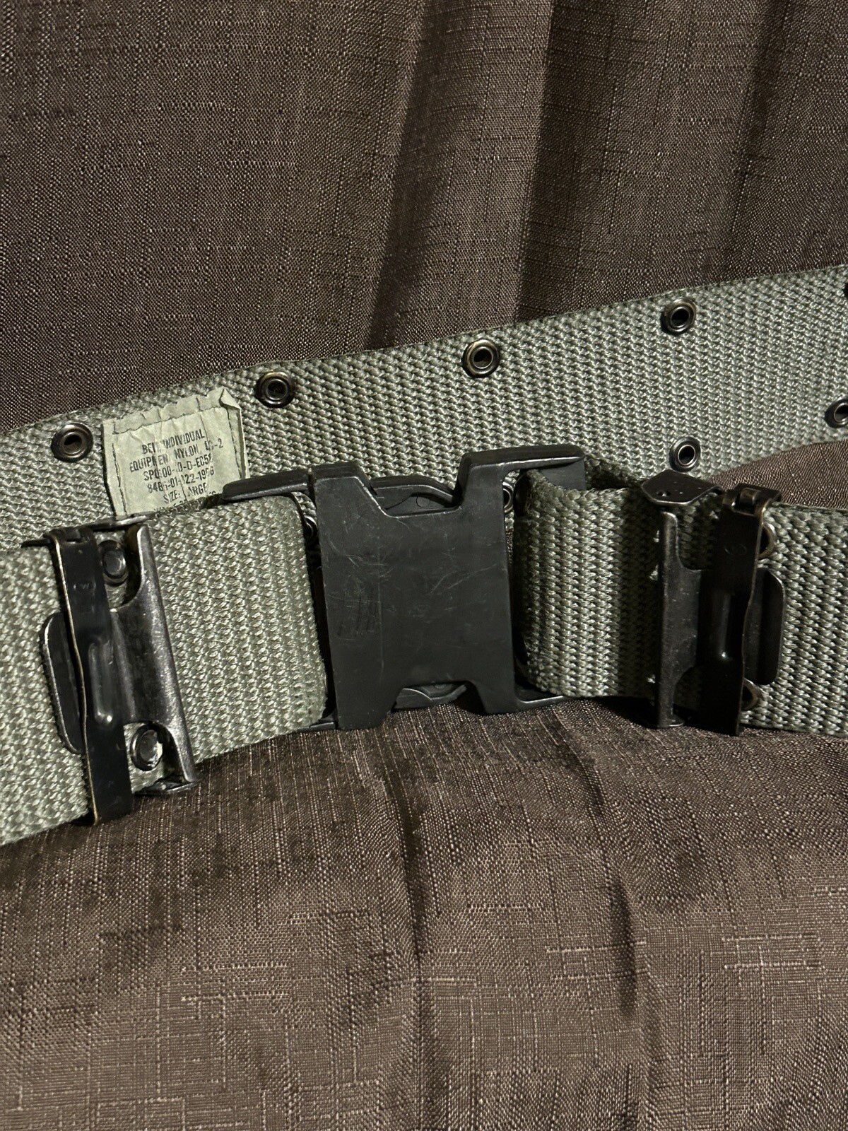 Military Surplus Green LC-2 Pistol Belt Individual Equipment Web Belt ...