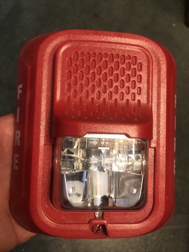 SYSTEM SENSOR SRL Fire Alarm Strobe Wall Mount Red | eBay