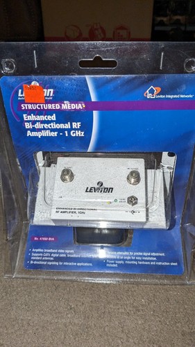 Leviton Structured Media Enhanced Bi-directional RF Amplifier 1 GHz ...