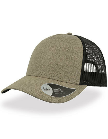 Atlantis RAPPER MELANGE CAP Basecap Kappe M?tze Mesh Trucker meliert ...