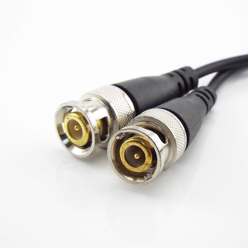 5/10Pair Passive Video Balun BNC Connector Adapter Coaxial Cable for ...