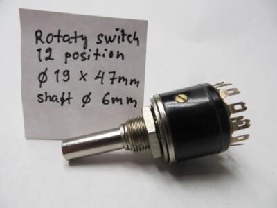 Rotary switch 1 pole 12 position. | eBay Australia