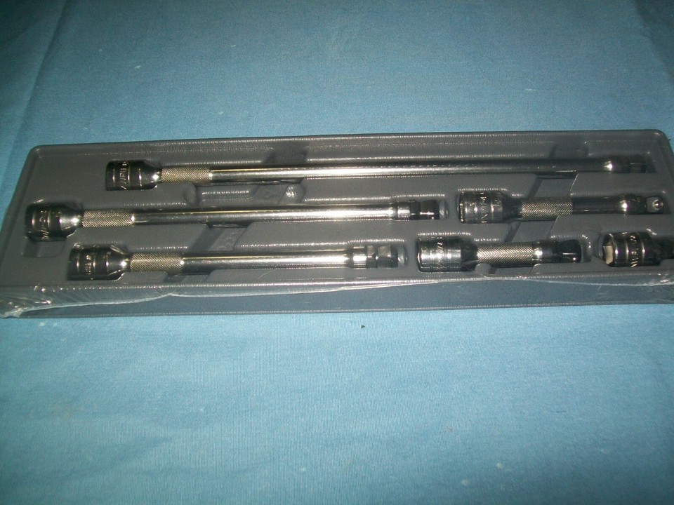 New Snap-on™ 3/8" drive 6pc Knurled Wobble Plus Extension Set 206AFXWP ...