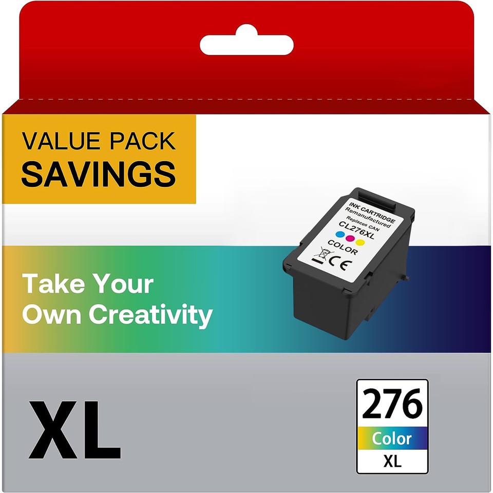 PG-275XL CL-276XL Ink compatible for Canon Pixma TR4722 TS3500 Series ...