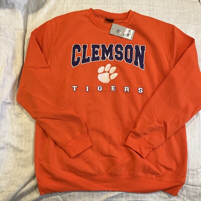 NWT - Colosseum - Clemson University - Tigers Crewneck Sweatshirt - L ...