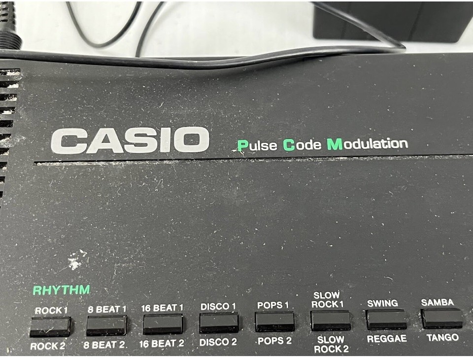 Ultra Rare Casio Dm-100 Vintage Dual keyboard - TESTED | eBay