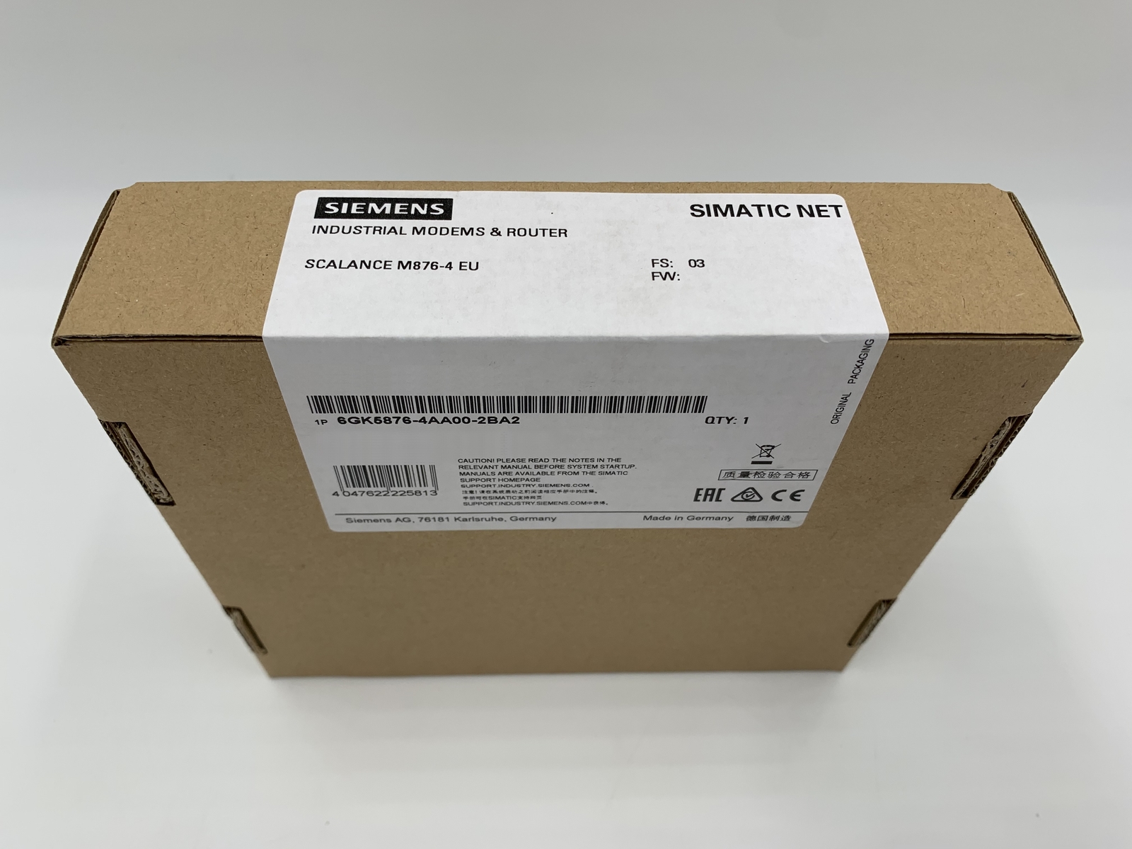 Siemens 6GK5876-4AA00-2BA2 SCALANCE M876-4 EU 4G LTE Router 6GK5 876 ...