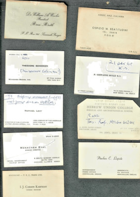 vintage business card lot judaica | eBay