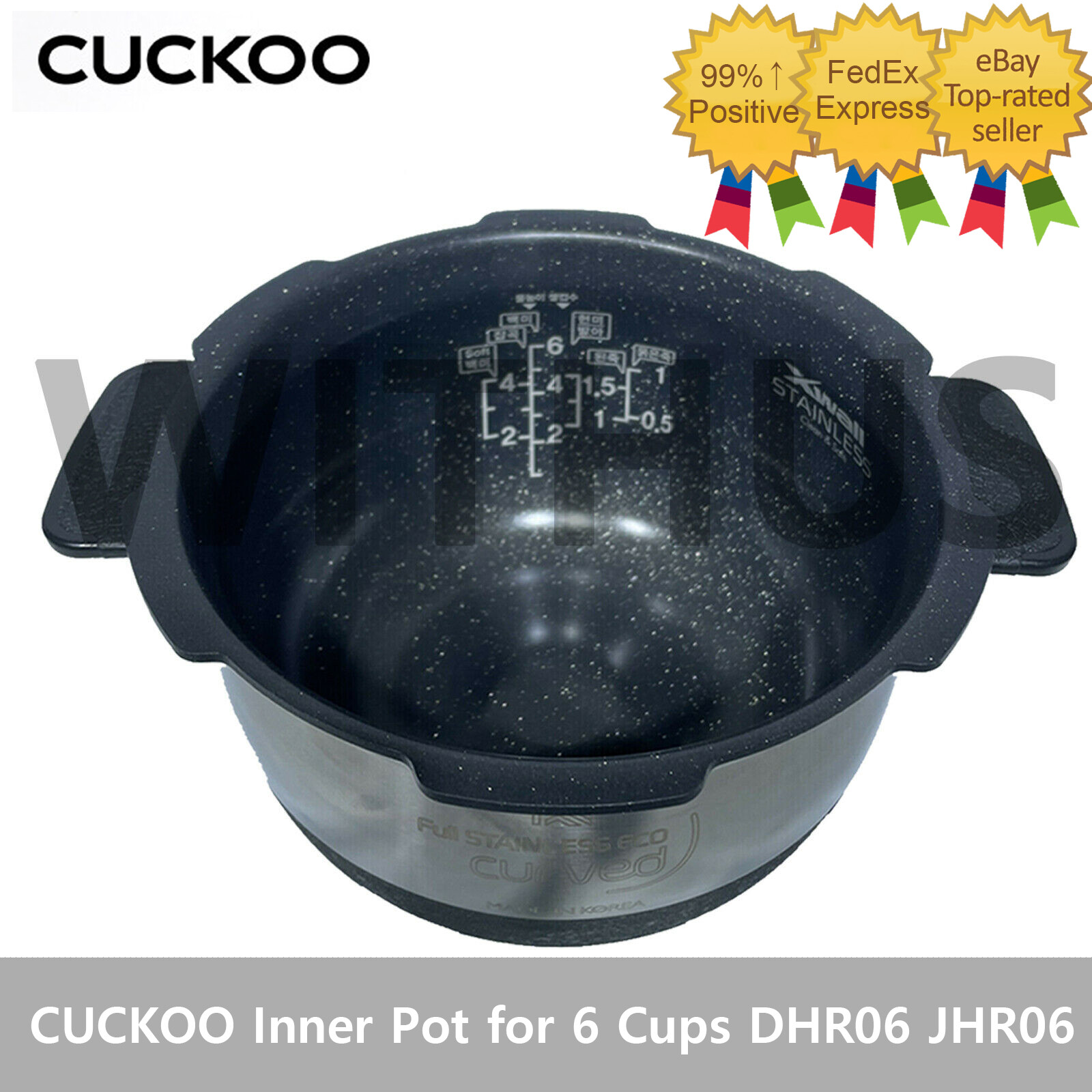 CUCKOO Inner Pot for CRP-FHR0610FD JHR0660FD LHTR0610FS Rice Cooker for ...