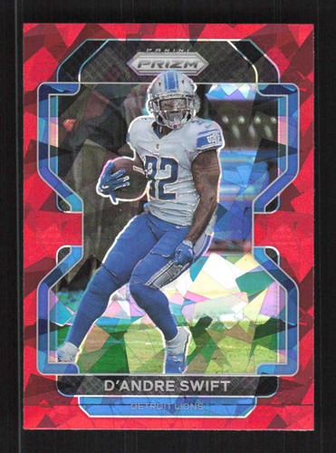 D'Andre Swift 2021 Panini Prizm Red Ice Detroit Lions #149 | eBay