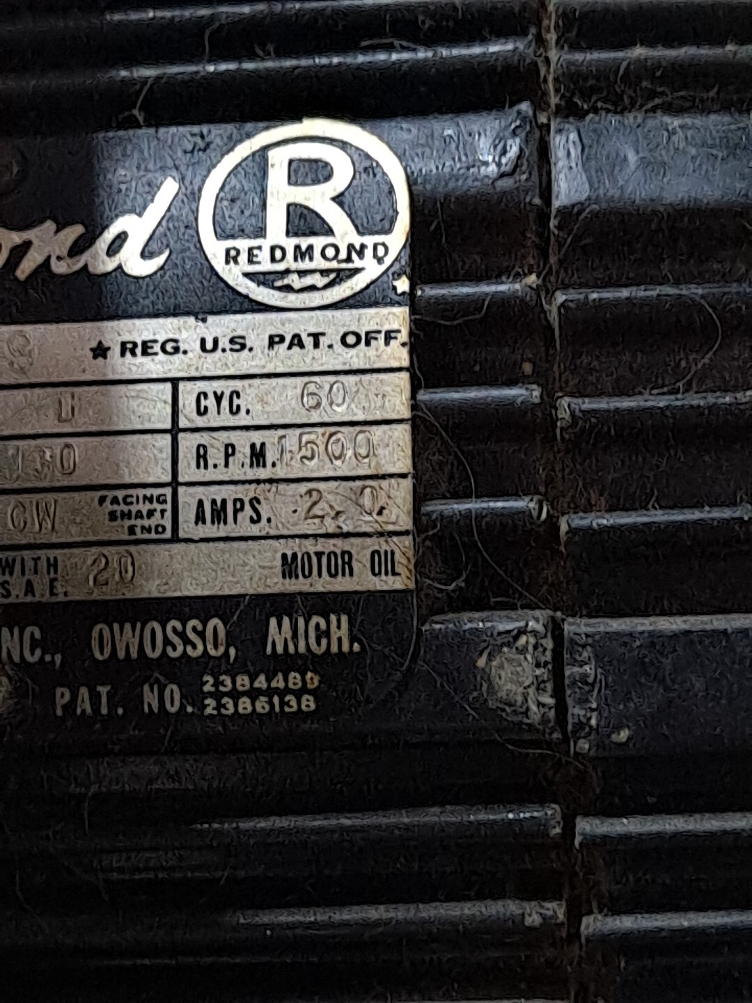 Vintage Metal Mid Century Hassock Footstool Fan Redmond 6102 16.5" X 13 ...