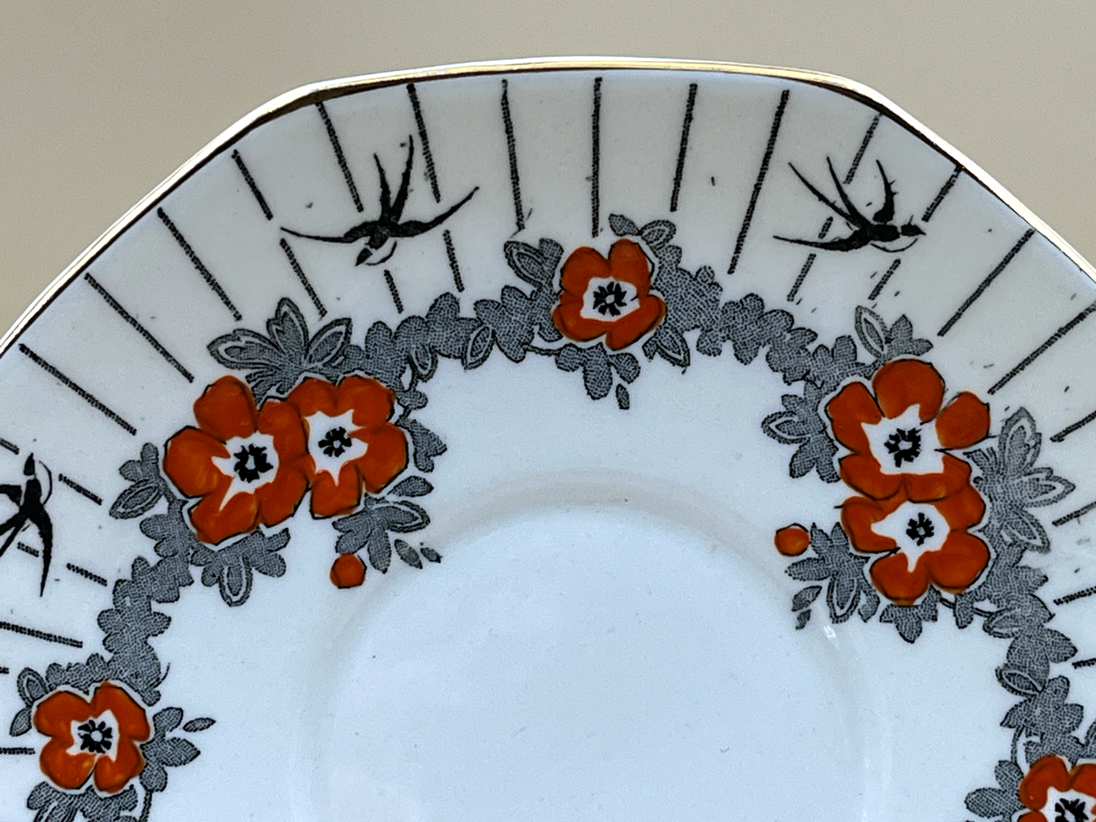 Art Deco tea trio, Whieldon Ware, made in England, [ARCADY] | eBay UK