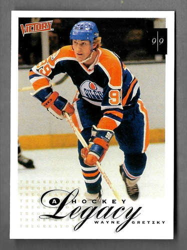 WAYNE GRETZKY 1999 VICTORY HOCKEY LEGACY INSERT ! CARD #400 ALL TIME GREAT HOF | eBay