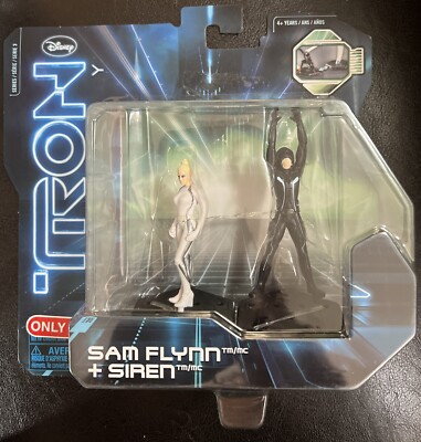 Disney Spin Master Target Tron Legacy Sam Flynn & Siren with Connecting ...