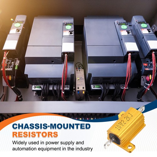 2.2K Ohm 10W 5%Load Resistor Kit, Aluminum Resistors with Screws Gold ...